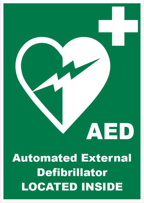 AED - A4 size - sticker – Wandry Signs